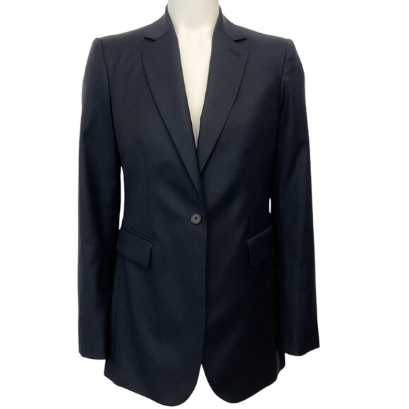 Joseph | Jackets & Coats | Joseph Navy Blue Laurent Super 0 Blazer ...